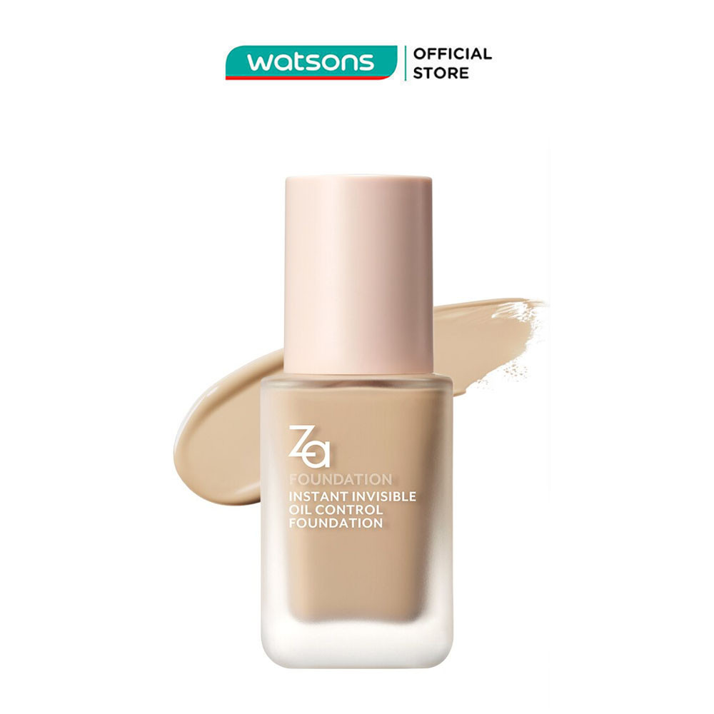 Kem Nền ZA Instant Invisible Oil Control Liquid Foundation 25ml ...