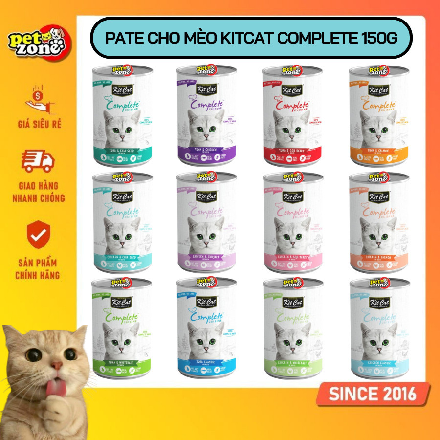 [GIẢM GIÁ] Pate Kit Cat cho mèo - Pate KitCat Complete Cuisine - Dạng ...