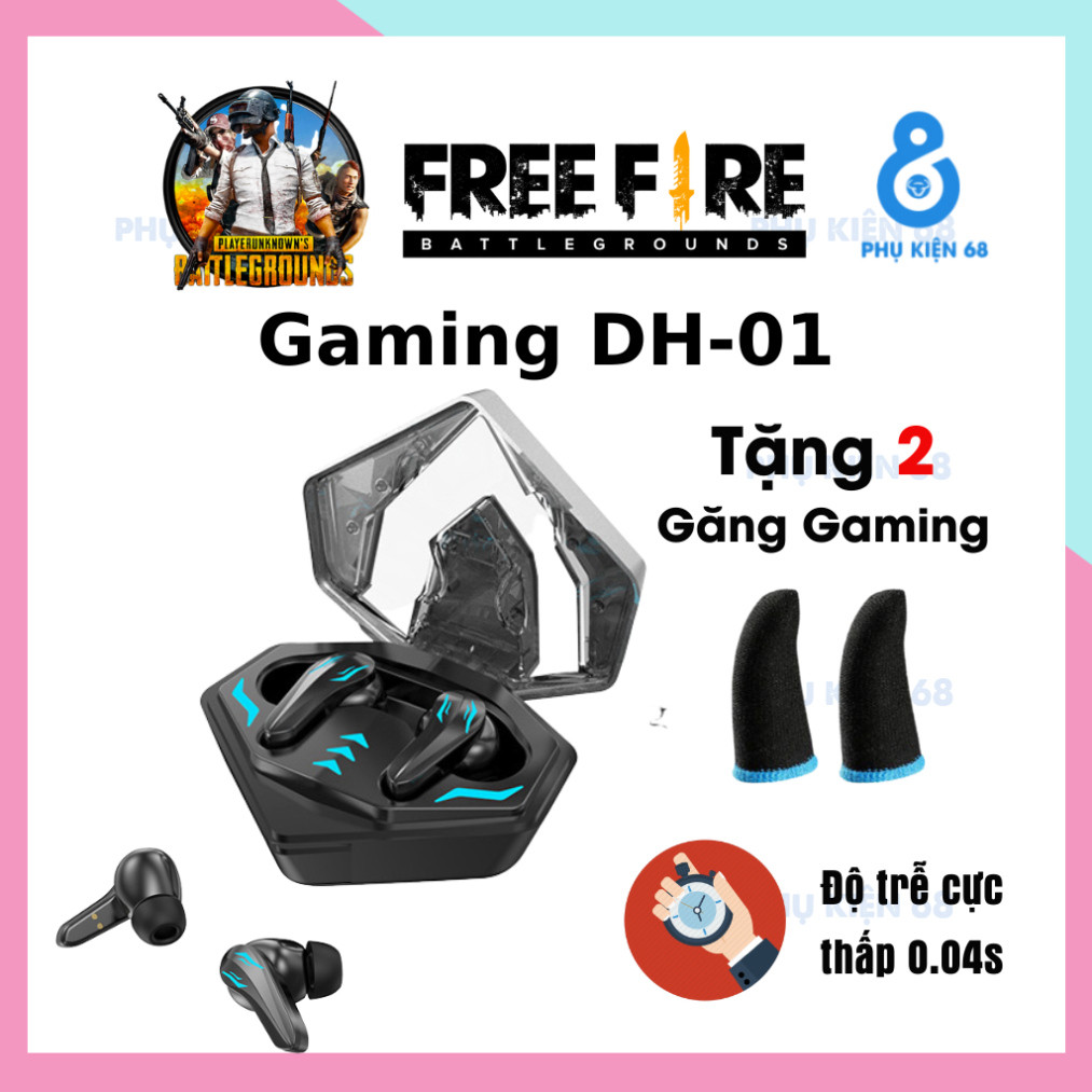 tai nghe 3415 Tai Nghe chơi Game Bluetooth DH01 Có Mic Độ Trễ Cực Thấp ...