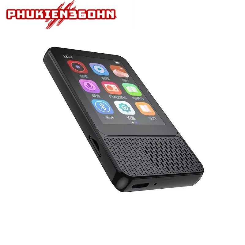 Máy Nghe Nhạc MP3 Bluetooth 5.0 Màn Hình Cảm Ứng 2.4 Inch Có Loa Tích ...
