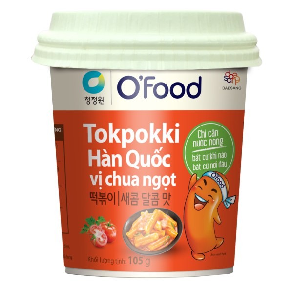 Bánh Gạo Tokpokki O'Food Vị Chua Ngọt Ly 105G | Shopee Việt Nam