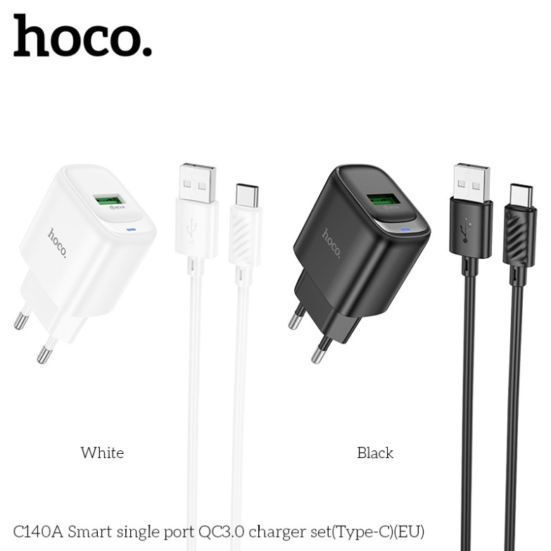 Hoco Chính Hãng - Bộ Sạc Nhanh 18W Hoco C140A Cho Type-C, Micro ...