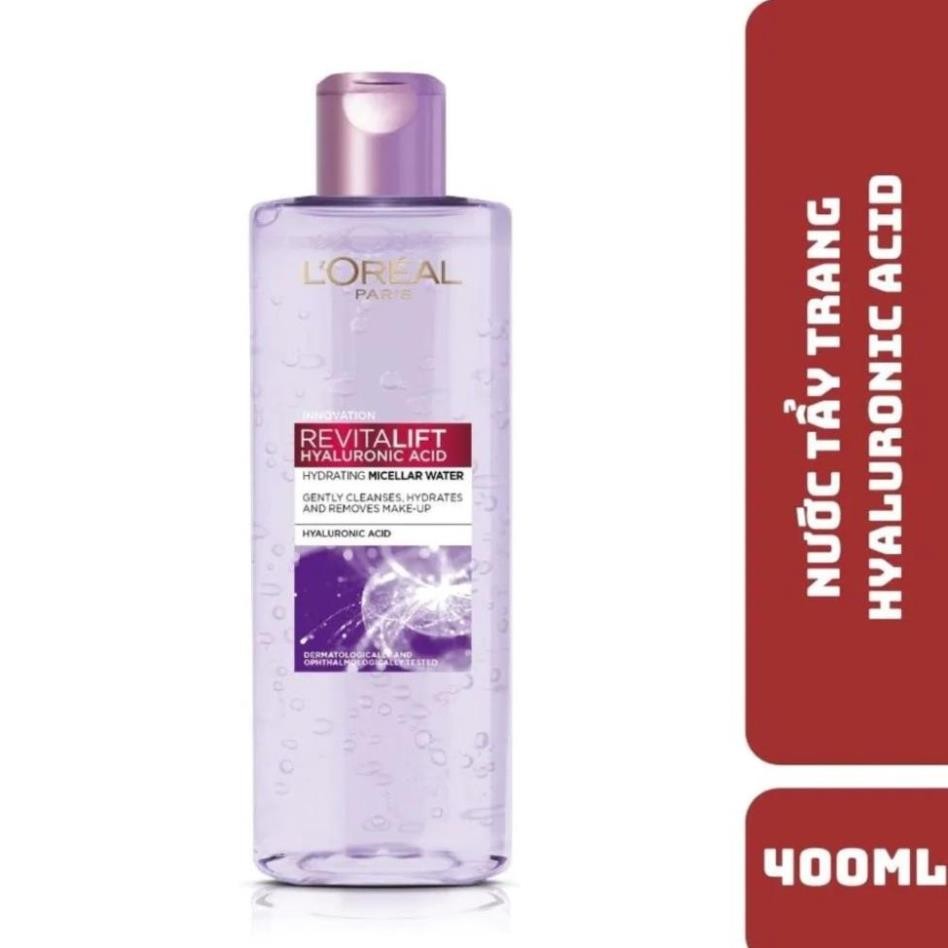 Nước Tẩy Trang L'Oreal Paris Giúp Căng Mịn Da Revitalift Hyaluronic Acid Micellar Water 400ml ...