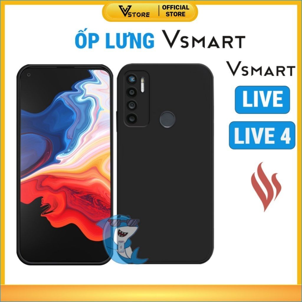 ốp lưng vsmart live 4 / live nhựa dẻo silicon bảo vệ điện thoại toàn ...