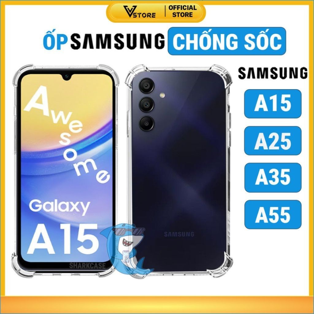 ốp lưng sam a15 / a25 / a35 / a55 5g dẻo trong suốt silicon cao cấp ...