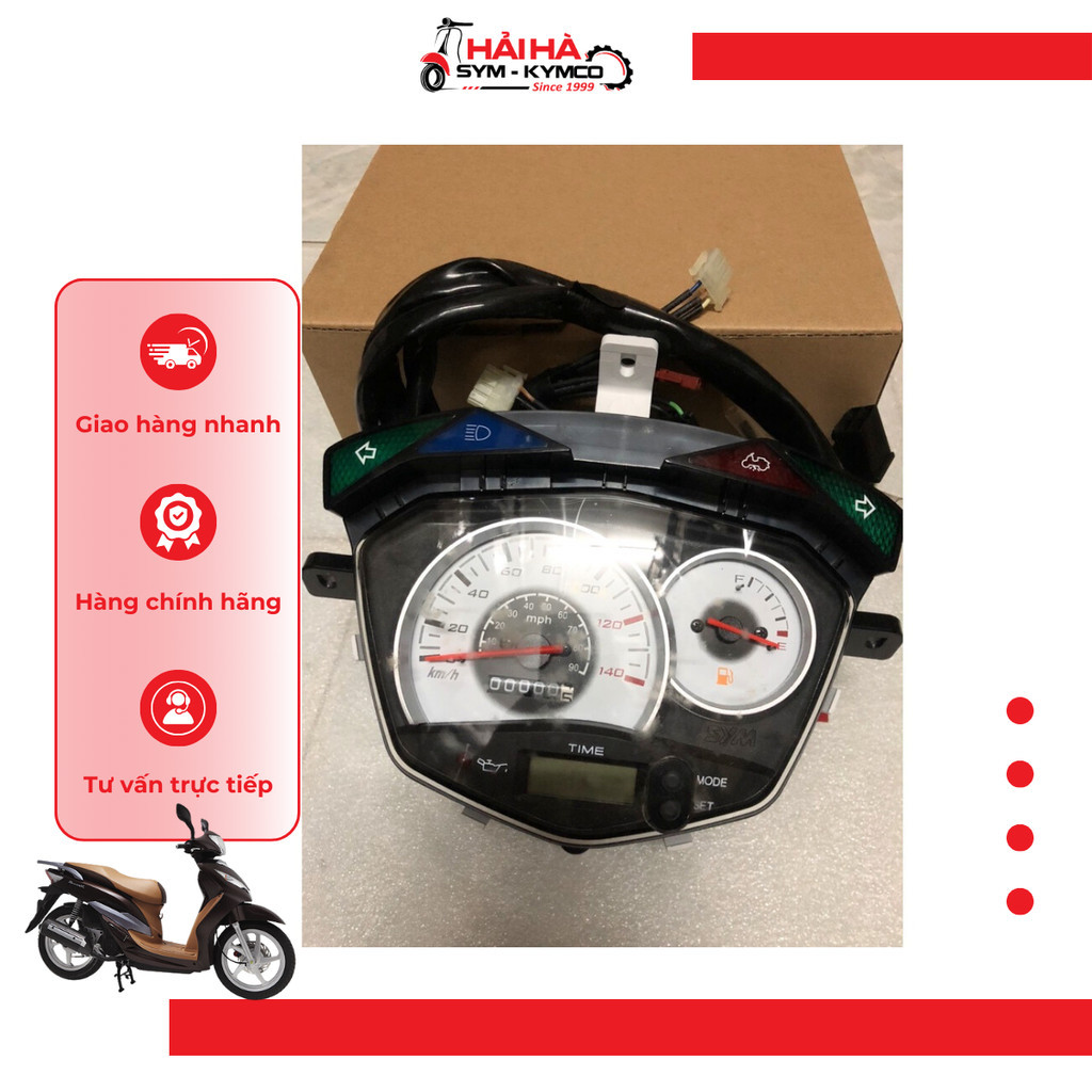 Bộ đồng hồ xe Shark [Chính hãng SYM] | Shopee Việt Nam