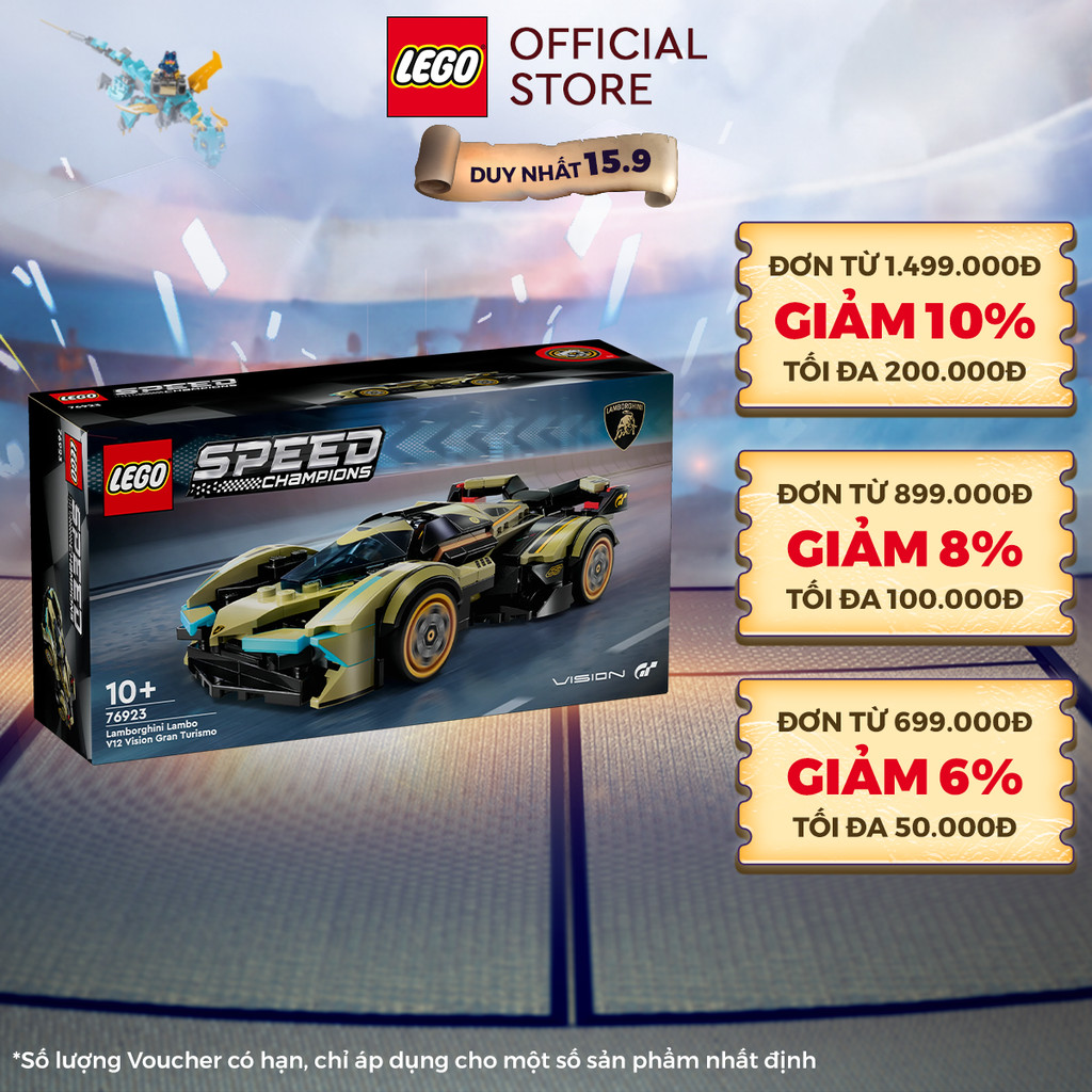 LEGO SPEED CHAMPIONS 76923 Đồ Chơi Lắp Ráp Siêu Xe Lamborghini Lambo ...