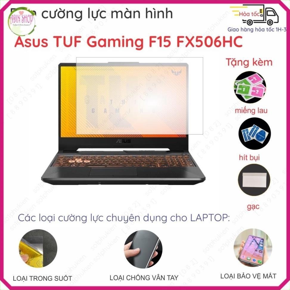 Dán màn hình cường lực Laptop Asus TUF Gaming F15 FX506HC/HF/LHB/ FX506 ...