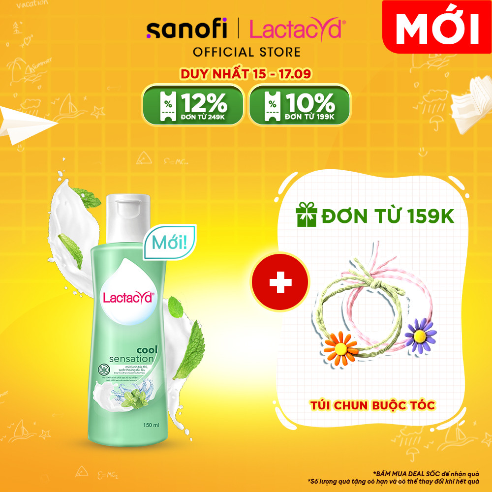 DDVS Phụ Nữ Lactacyd Cool Sensation 150ml Mát Lạnh & Sạch Thoáng Dài ...