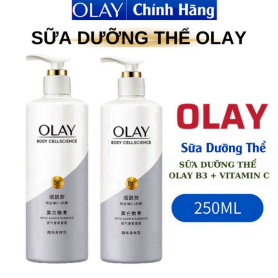 Sữa Dưỡng Thể Olay B3 - Dưỡng Trắng Da Toàn Thân 250ml - chính hãng JP 4.0 ( CHAI MÀU TRẮNG ...