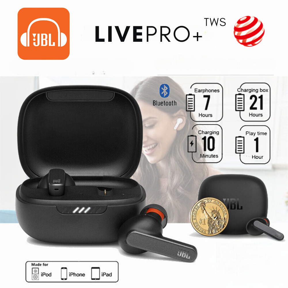 Tai nghe Bluetooth True Wireless JBL LIVE PRO+ JBL Âm bass Công Nghệ ...