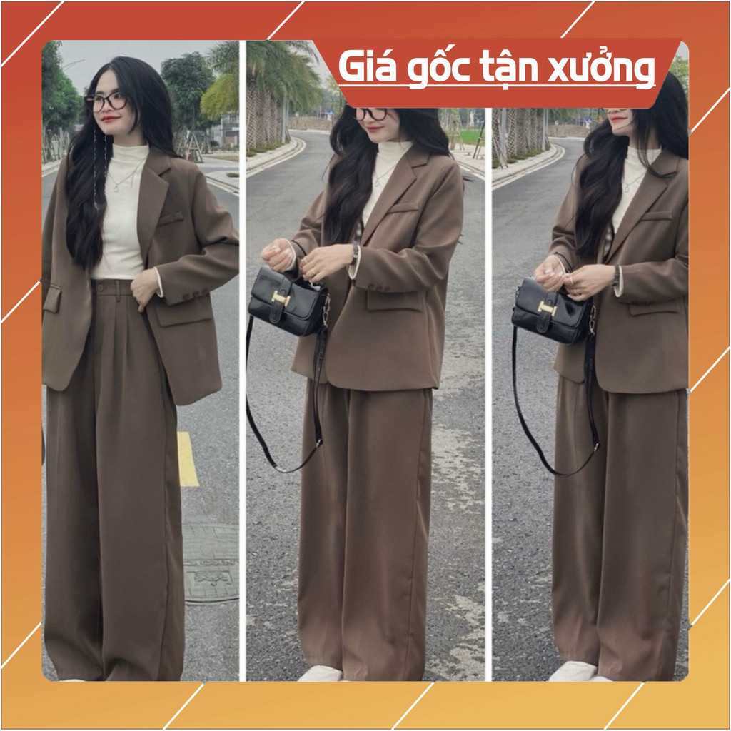 HTB STORE - SÉT VEST QUẦN ỐNG RỘNG BASIC, SÉT BỘ QUẦN ỐNG RỘNG KÈM ÁO ...