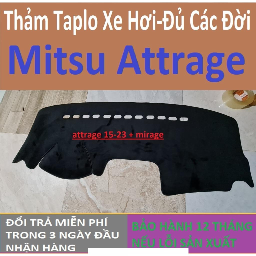 Thảm Che Nắng Taplo Mitsubishi Attrage,Lót Mặt Taplo Xe Hơi Ô Tô 3 Lớp ...