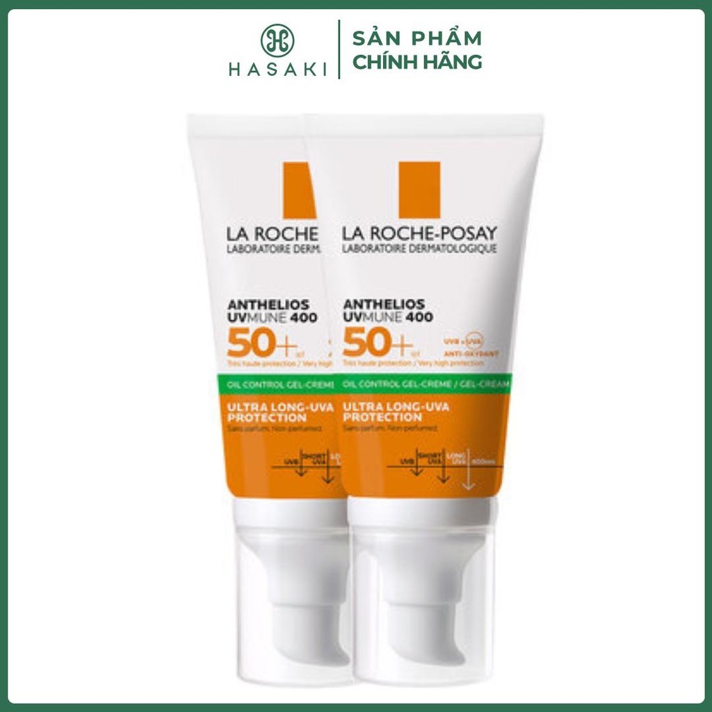 Combo 2 Kem giúp Chống Nắng La Roche-Posay Kiểm Soát Dầu SPF50+ 50ml Hasaki Chính Hãng | Shopee ...