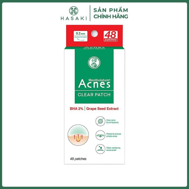 Miếng Dán Mụn Acnes Giúp Giảm Mụn 48 Miếng Clear Patch Hasaki sản phẩm ...