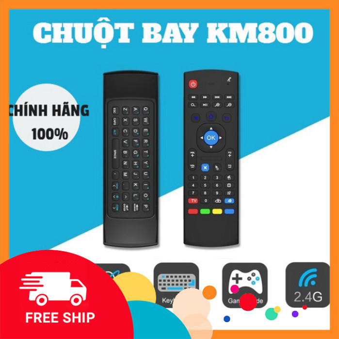 Bàn phím chuột bay KM800 | Bàn phím không dây MX3 | AIR MOUSE KM800 | Shopee Việt Nam