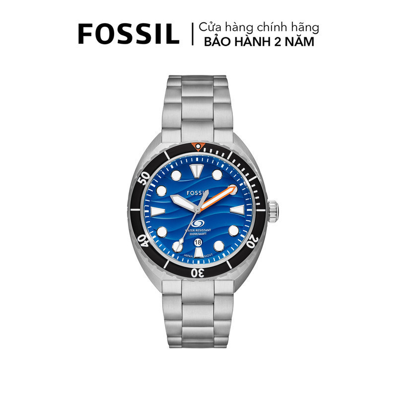 Đồng hồ nam Fossil Breaker Dive kháng nước 20 ATM, dây thép không gỉ ...