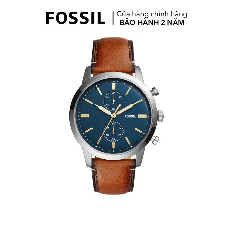 Đồng hồ nam Fossil Townsman dây da, mặt 44 MM, màu nâu, FS5279 | Shopee ...