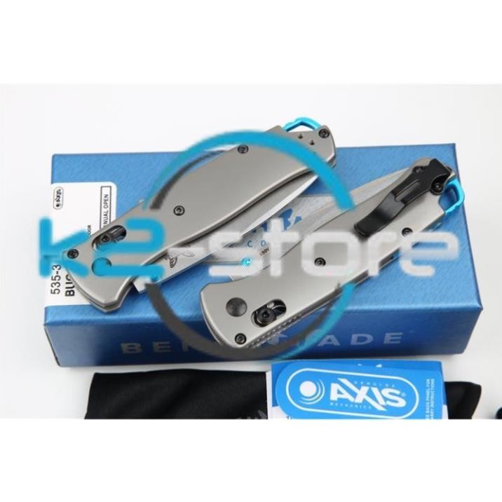 Bộ dụng cụ đa năng gấp gọn bỏ túi Benchmade 535 Bugout Titanium Folding ...