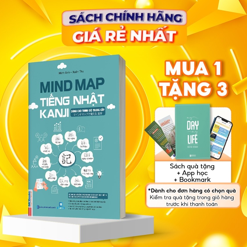 Sách Mind Map Kanji Tiếng Nhật – Dành Cho Trình Độ Trung Cấp - Tự Học ...