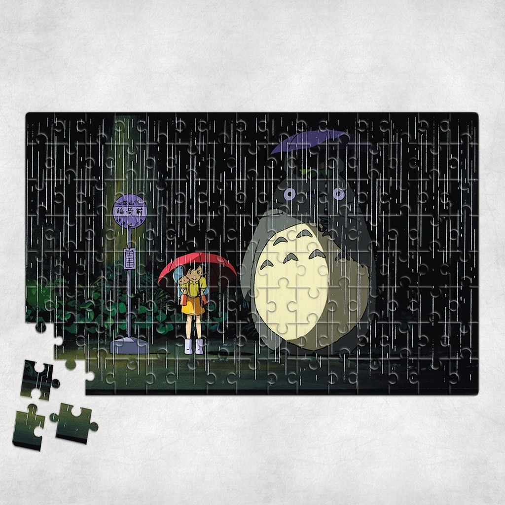 Tranh ghép hình A4, A5 Anime, xếp hình MY NEIGHBOR TOTORO - Mẫu 1 ...