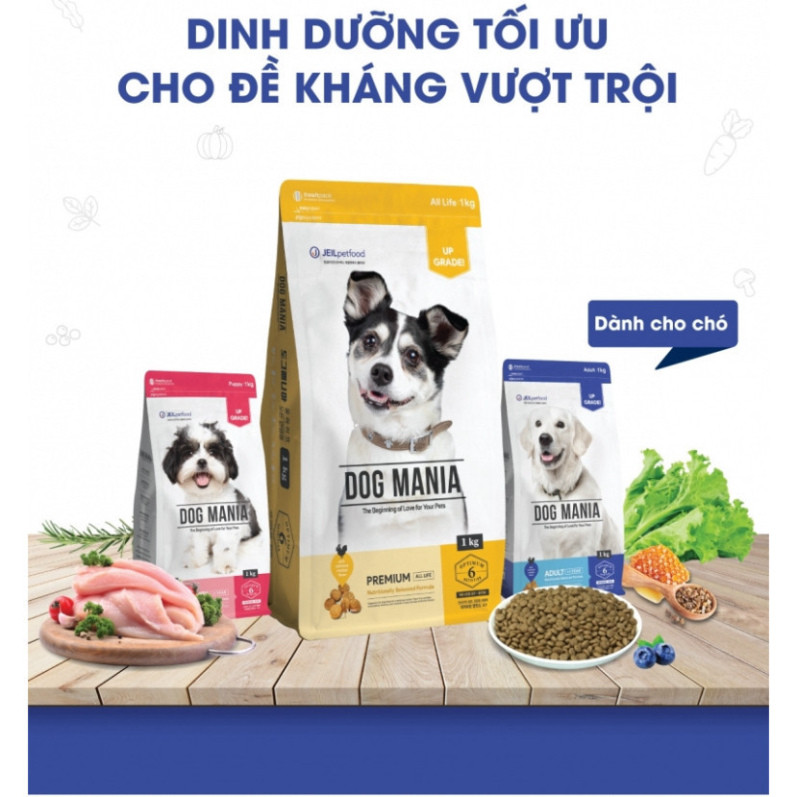 Thức ăn cho chó dog mania 1kg | Shopee Việt Nam