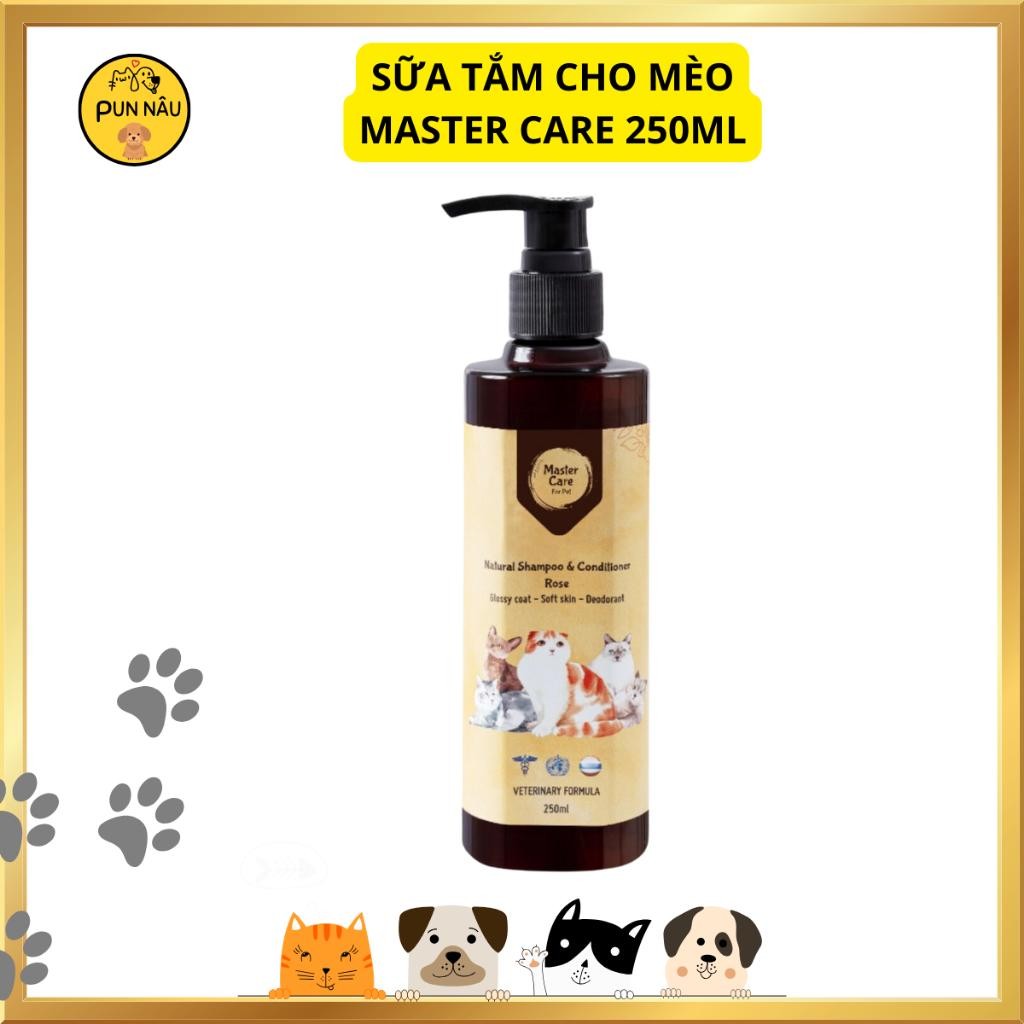 Sữa Tắm Cho Mèo MASTERCARE For Pet Khử Mùi Hôi Ngăn Rụng Lông Dưỡng Lông Mượt Và Giảm Ve Ghẻ Bám ...