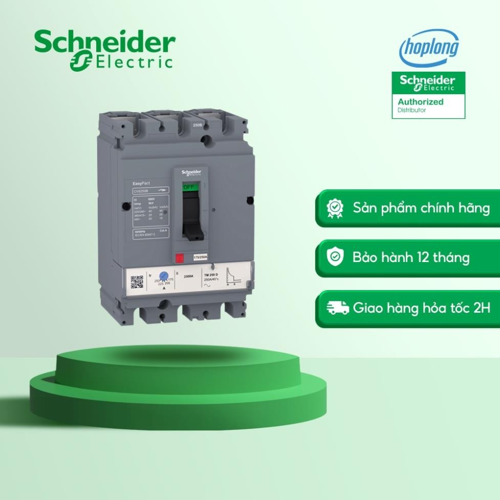 Cầu dao chỉnh dòng MCCB LV510300 Schneider - 3P - 16A - Type B - 25kA ...