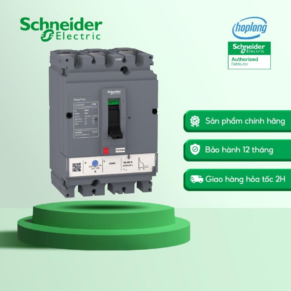 Cầu dao chỉnh dòng MCCB Schneider LV510302 - 3P - 32A - Type B - 25kA ...