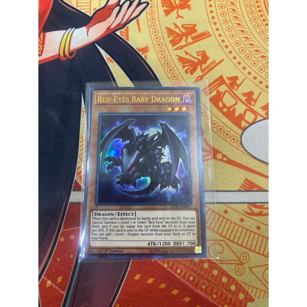 Thẻ Bài Yugioh chính hãng | Red-Eyes Baby Dragon - LEDU-EN001 - Ultra ...