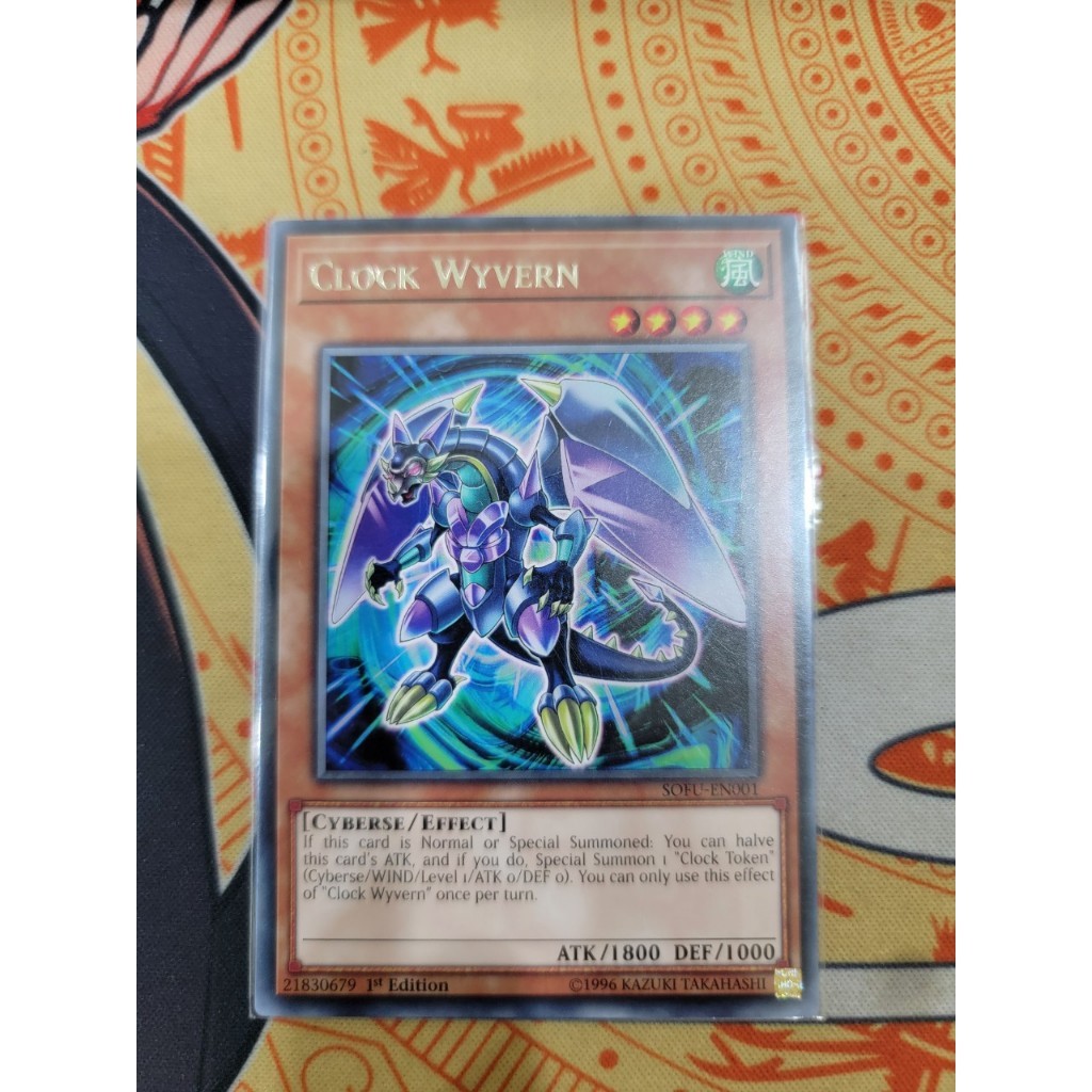 Thẻ Bài Yugioh chính hãng | Yugioh! Clock Wyvern - SOFU-EN001 - Rare ...