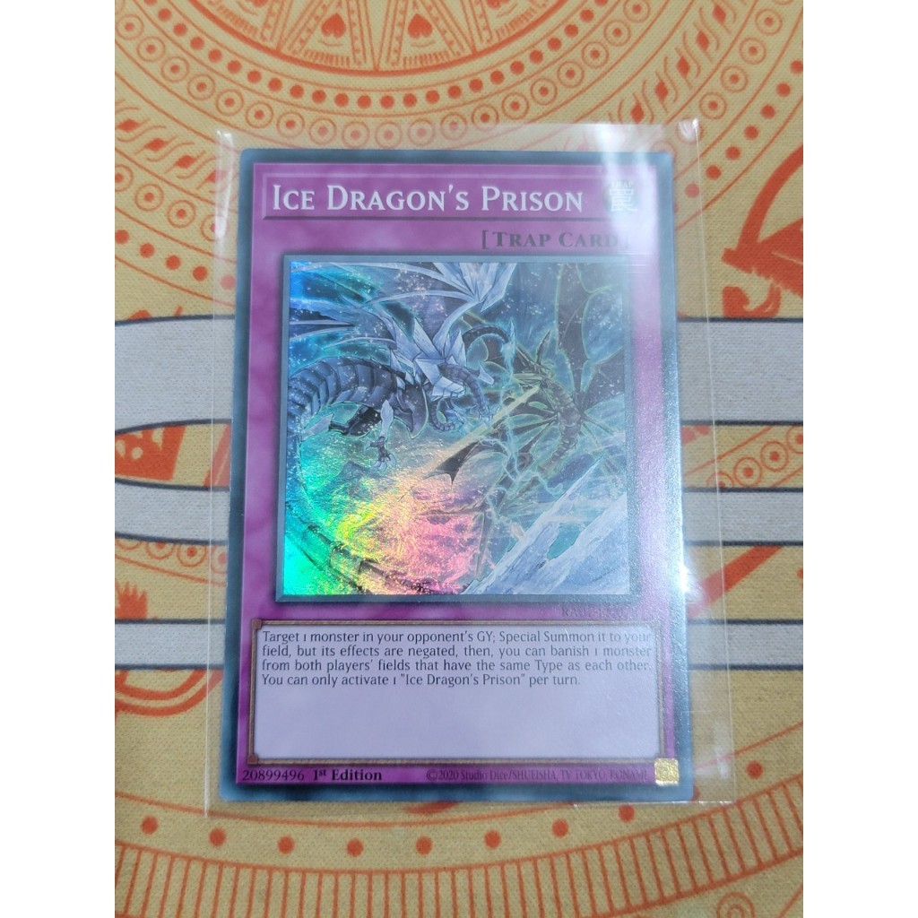 Thẻ Bài Yugioh chính hãng | Yugioh! Ice Dragon's Prison - RA01-EN078 - Super Rare | Shopee Việt Nam