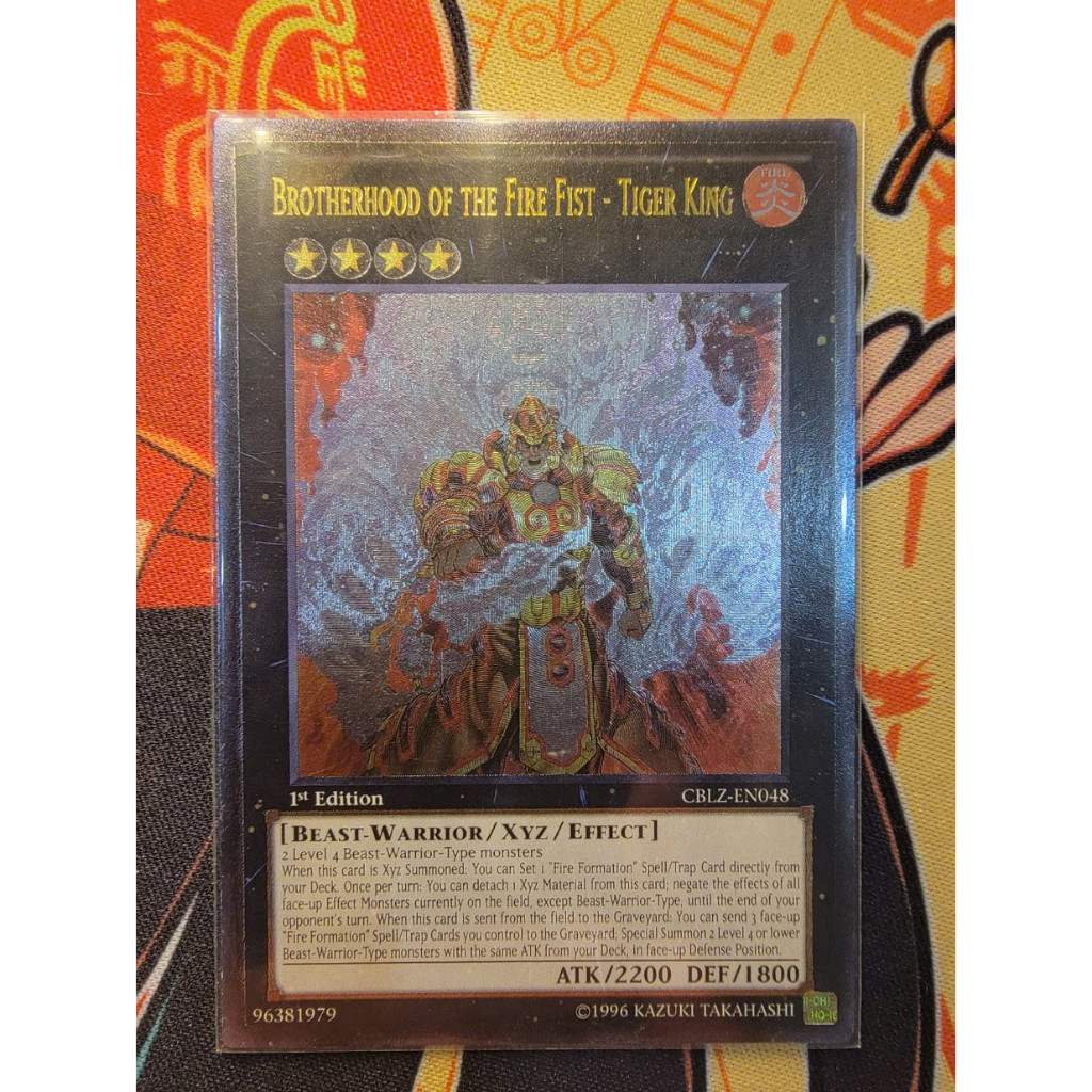 Thẻ Bài Yugioh chính hãng | Brotherhood of the Fire Fist - Tiger King ...