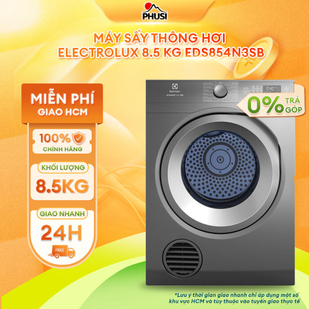 EDS854N3SB Máy sấy thông hơi Electrolux 8.5 kg EDS854N3SB [MIỄN PHÍ ...