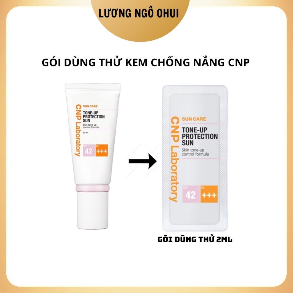 [Gói 2ml] Gói sample Kem Chống Nắng Nâng Tông Da CNP Laboratory Tone-Up ...