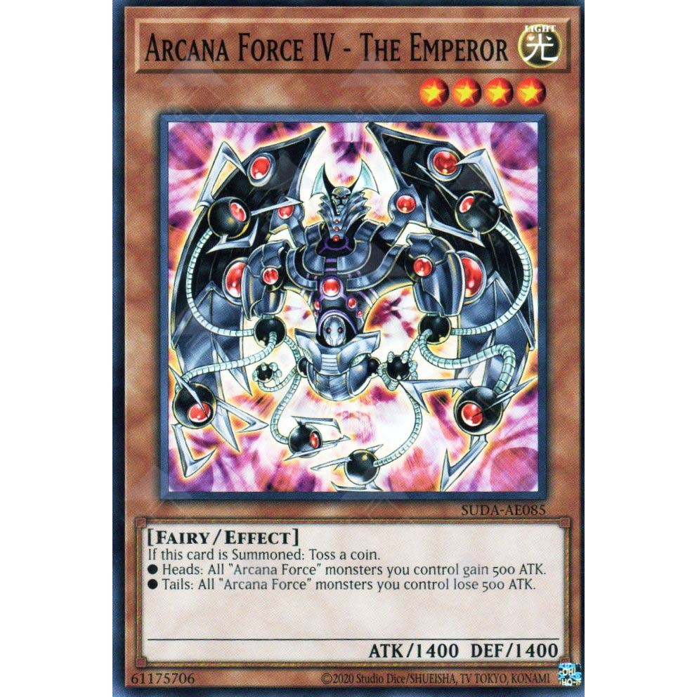 [ Bài Yugioh Chính Hãng ] SUDA-AE085 Arcana Force IV - The Emperor - Common | Shopee Việt Nam
