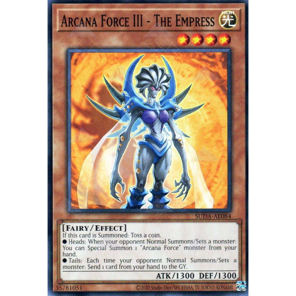 [ Bài Yugioh Chính Hãng ] SUDA-AE084 Arcana Force III - The Empress - Common | Shopee Việt Nam
