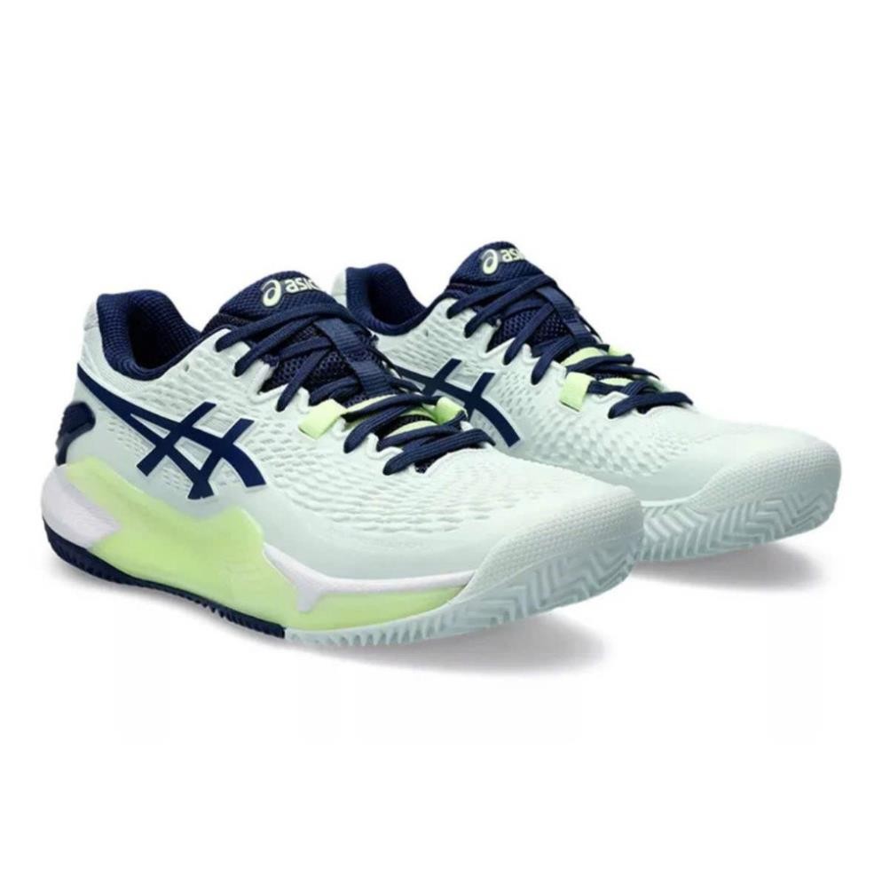 GIÀY CHÍNH HÃNG ASICS Gel Resolution 9 Pale Mint Blue | Shopee Việt Nam