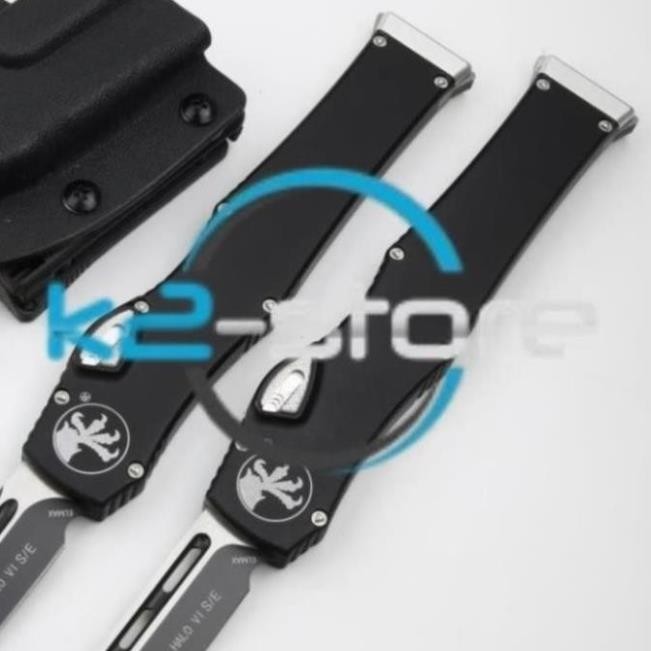 Bộ dụng cụ đa năng gấp gọn Microtech Halo 6 VI OTF Knife (BK-BK ...