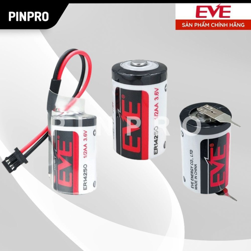 Pin EVE ER14250 3.6V 1/2AA 1200mAh chính hãng, pin nhiệt kế ẩm | Shopee ...