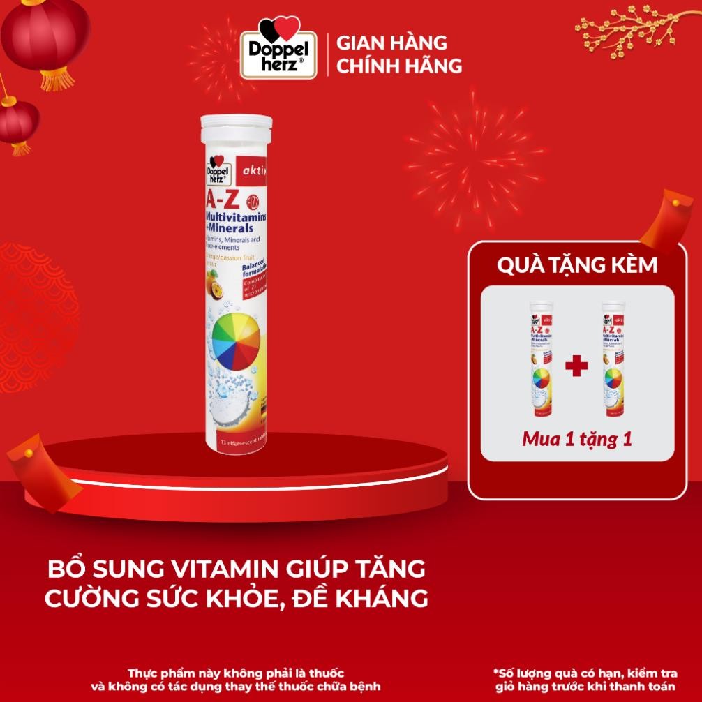 Viên sủi vitamin tổng hợp Doppelherz A-Z Fizz Multivitamins and ...