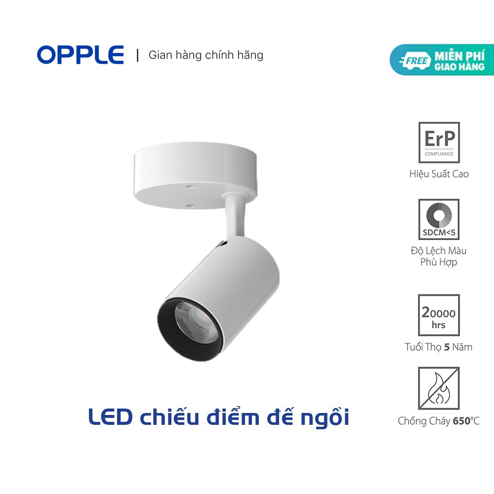 Đèn Rọi Ốp Tường OPPLE LED Spotlight Track Utility SM-U 7W - Len Quang ...