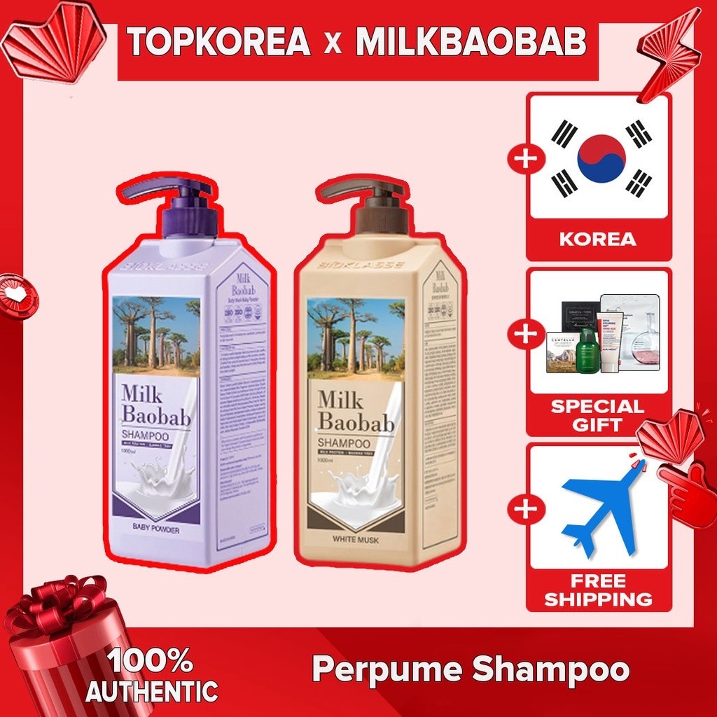 [Hàng mới về] Dầu gội nước hoa/ xạ hương trắng Milk Baobab Bts Pick 500ml | Shopee Việt Nam