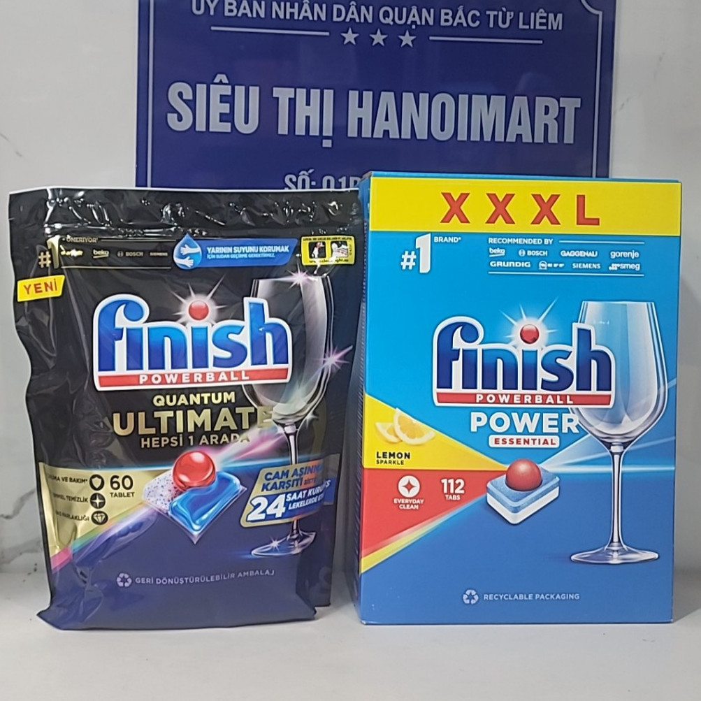 100 VIÊN RỬA BÁT FINISH ALL IN ONE HƯƠNG CHANH 112 VIÊN NHẬP KHẨU CHÍNH ...