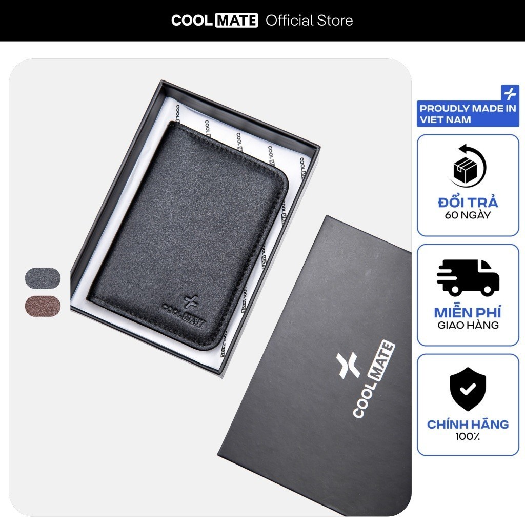 Ví túi da bò Napa đựng thẻ nam Card Holder nam Coolmate | Shopee Việt Nam