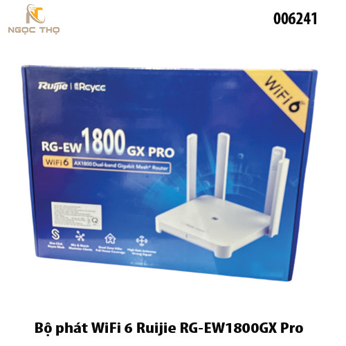 Bộ Phát Router WiFi 6 siêu khỏe Ruijie RG-EW1800GX PRO EW1800 1800Mbps ...