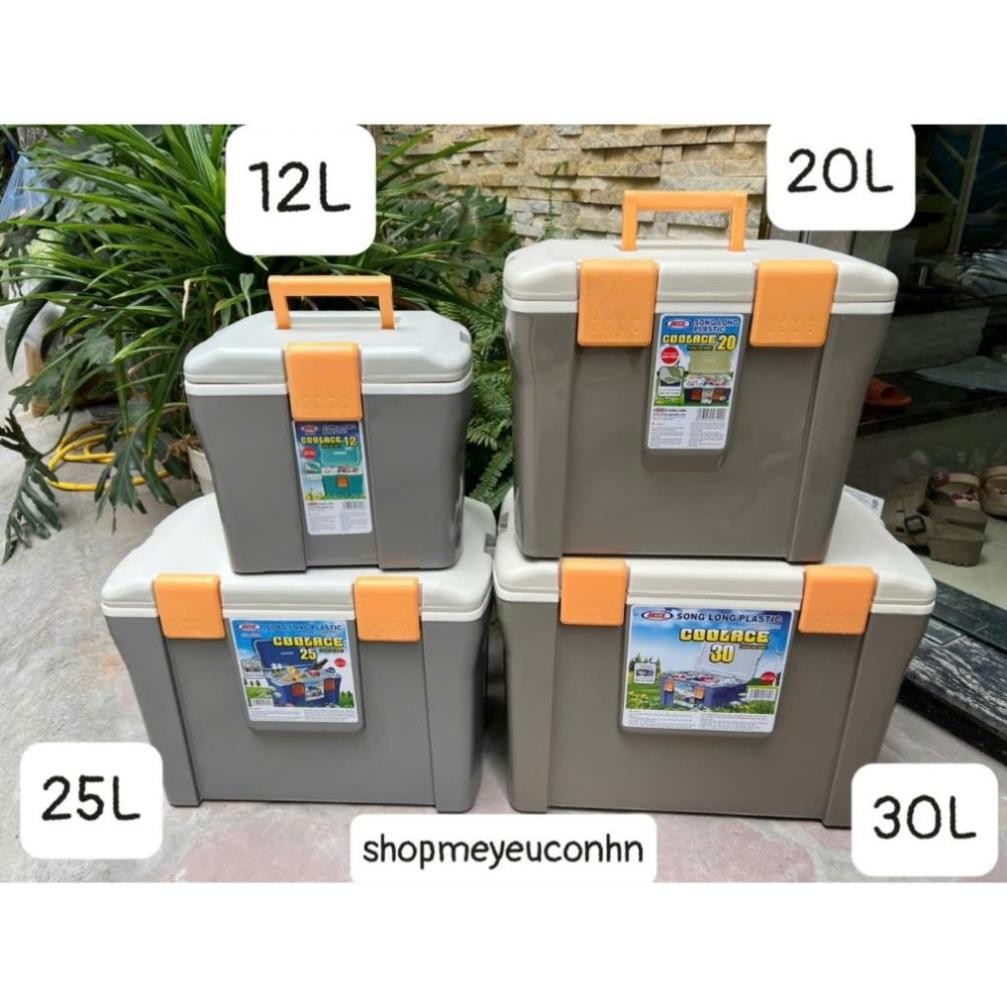 Thùng đựng đá 2 lớp giữ nhiệt lâu Song long 12L 20L 25L 30L 45L | Shopee Việt Nam