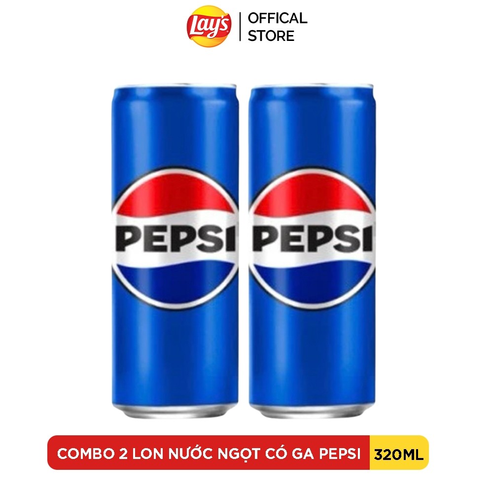 [Quà tặng] Combo 2 Lon nước ngọt Pepsi 320ml | Shopee Việt Nam