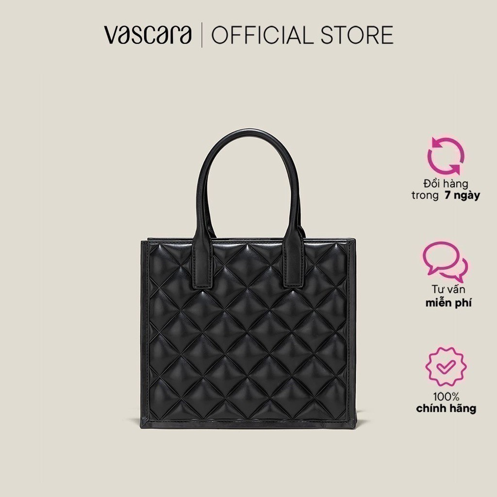Vascara Túi Tote Cầm Tay Ép Khối Chần Bông - TOT 0136 | Shopee Việt Nam