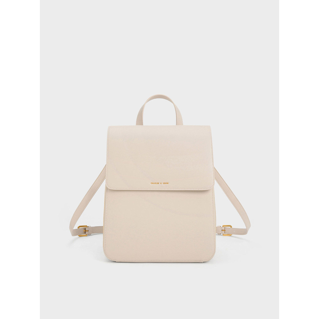 Ba lô Charles & Keith Octavia Front Flap Structured Backpack - CK2 ...